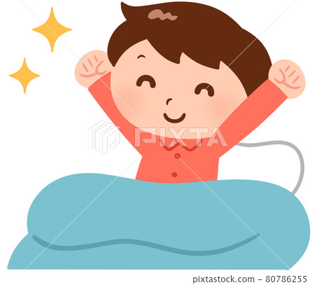 Boy getting up - Stock Illustration [80786255] - PIXTA