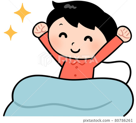 Boy getting up - Stock Illustration [80786261] - PIXTA