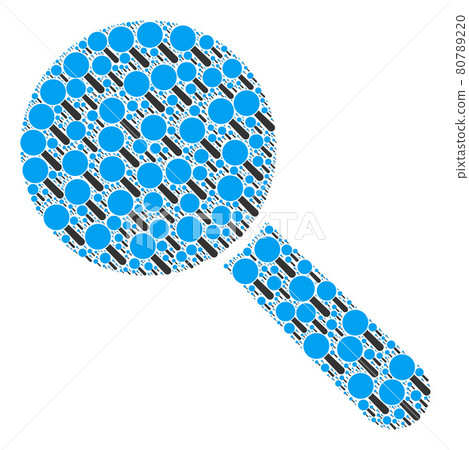 Search Tool Recursion Composition of Itself Icons - Stock Illustration ...