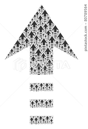 Send Up Recursive Composition of Itself Icons - Stock Illustration ...