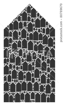 Direction Up Fractal Composition of Itself Icons - Stock Illustration ...