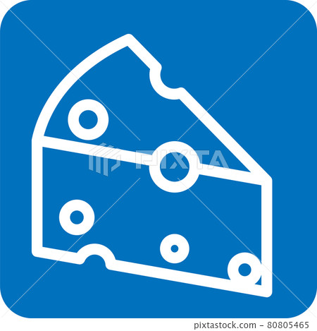 Cheese pictogram - Stock Illustration [80805465] - PIXTA