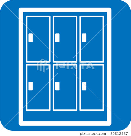 Locker pictogram - Stock Illustration [80812387] - PIXTA
