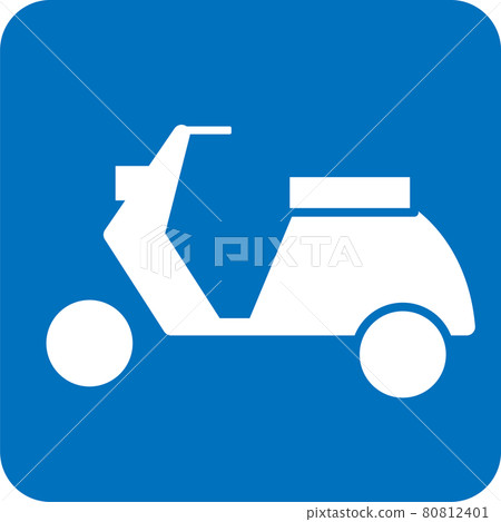 Pictogram of motorcycle - Stock Illustration [80812401] - PIXTA