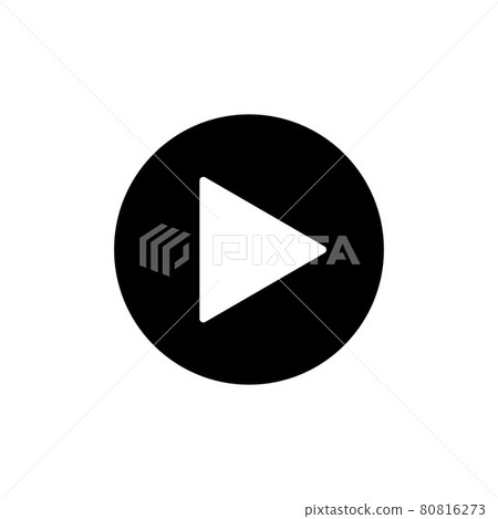 Play icon. play sign. Vector illustration, flat... - Stock Illustration ...