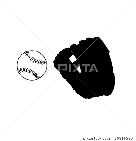 Baseball Glove Silhouette