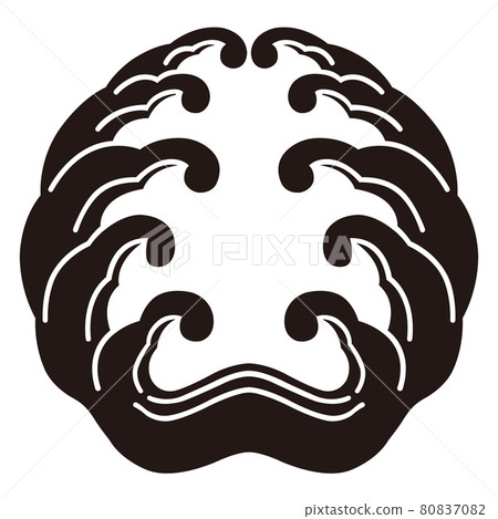 Family crest wave - Stock Illustration [80837082] - PIXTA