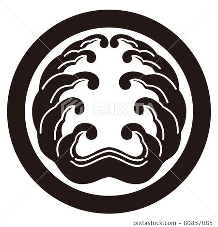 Family crest wave - Stock Illustration [80837085] - PIXTA