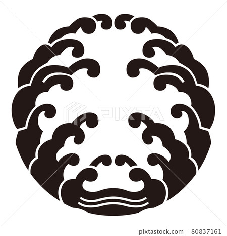 Family crest wave - Stock Illustration [80837161] - PIXTA