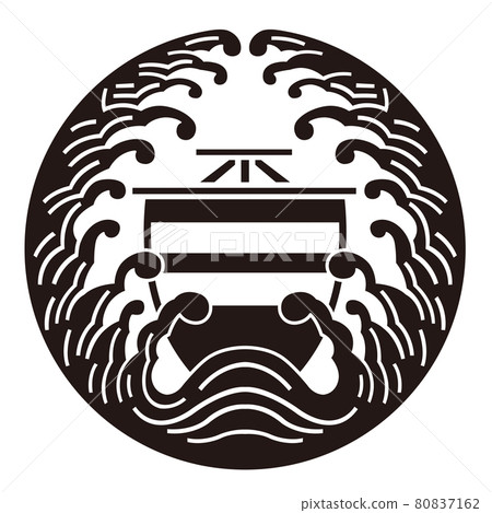 Family crest wave - Stock Illustration [80837162] - PIXTA