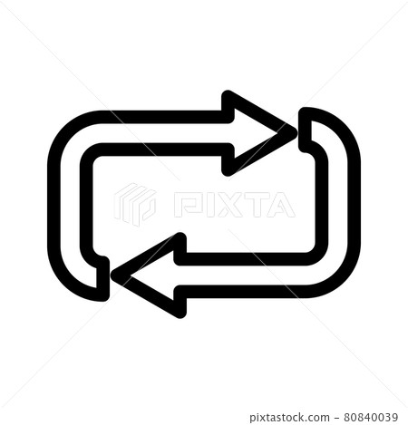 Simple reverse vector illustration - Stock Illustration [80840039] - PIXTA