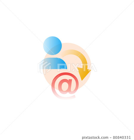 Change name. Vector icon in gradient style - Stock Illustration ...