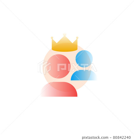 Stand out. Vector icon in gradient style-插圖素材 [80842240] - PIXTA圖庫