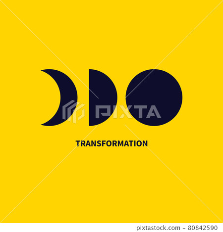 Change icon. Transformation, evolution logo.... - Stock Illustration ...