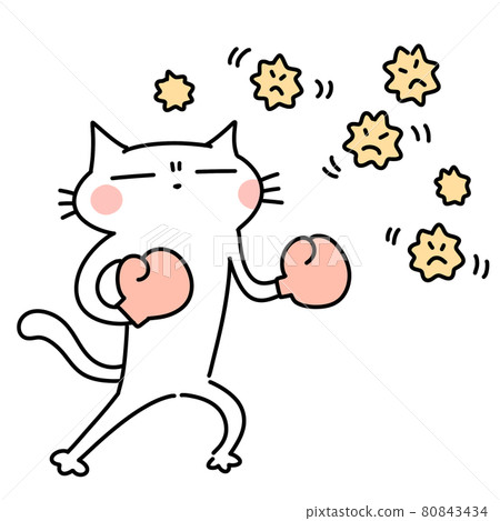 Viruses, germs, boxing - Stock Illustration [80843434] - PIXTA