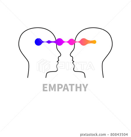 Understanding and empathy logo. Communication icon - Stock Illustration ...