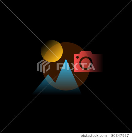 Gallery. Vector icon in gradient style.... - Stock Illustration ...