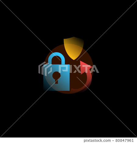 Change password. Vector icon in gradient style-插圖素材 [80847961] - PIXTA圖庫