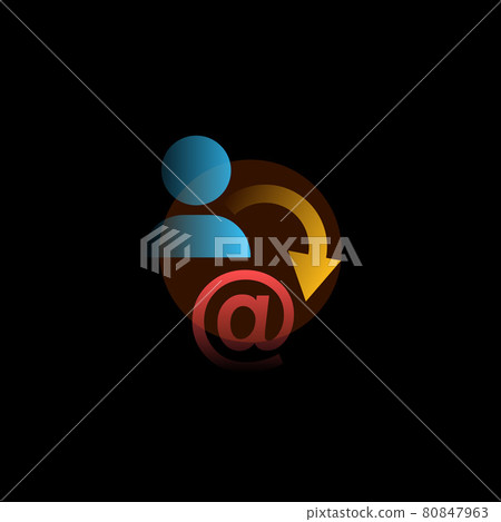 Change name. Vector icon in gradient style - Stock Illustration ...