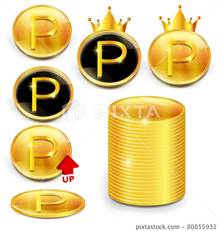 Point medal gold icon - Stock Illustration [80855932] - PIXTA