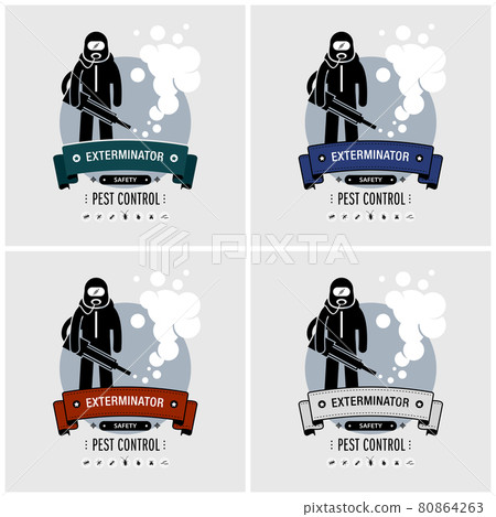 Exterminator logo design. Vector artwork of... - Stock Illustration ...
