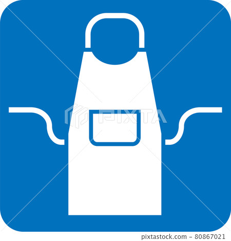 Apron pictogram - Stock Illustration [80867021] - PIXTA