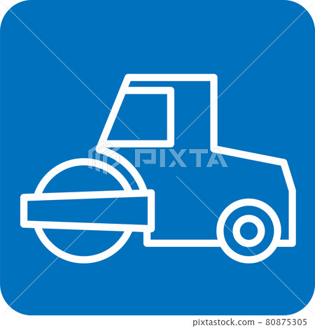 Road roller pictogram - Stock Illustration [80875305] - PIXTA