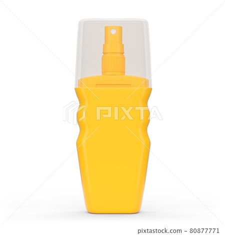 Orange sunscreens bottle or sunblock cream tube... - Stock Illustration ...