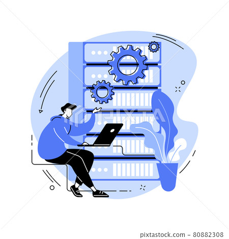 Big data developer abstract concept vector... - Stock Illustration [80882308] - PIXTA