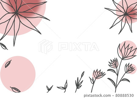 Handwritten design flower illustration... - Stock Illustration ...