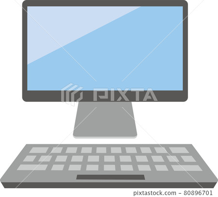 pc, terminal screen, the field - Stock Illustration [80896701] - PIXTA