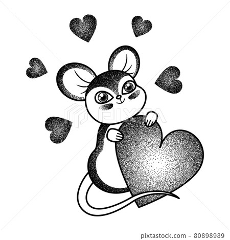 Black Mouse Tattoos