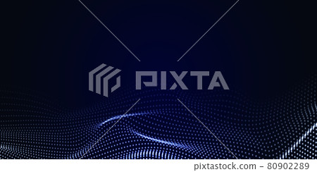 Abstract blue dots background.Array of glowing... - Stock Illustration ...