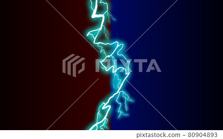 VS background (blue thunder) - Stock Illustration [80904893] - PIXTA
