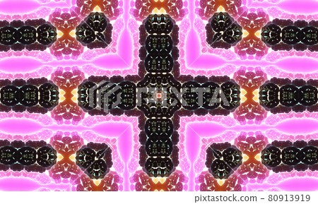 Seamless pattern of large and small green plus... - Stock Illustration ...