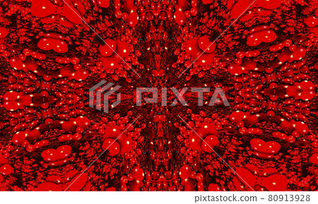 Satan kaleidoscope background. Abstract fractal...-插圖素材 [80913928 ...
