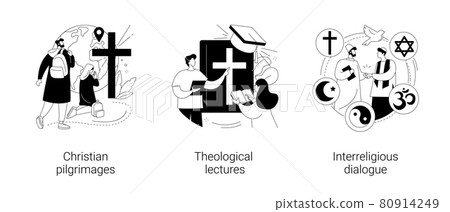 Doctrine of god abstract concept vector... - Stock Illustration ...