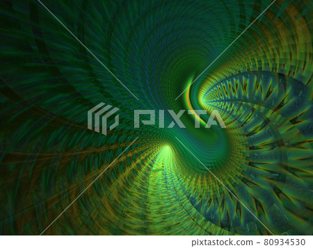 Aabstract neon swirling light rays multicolored. - Stock Illustration ...