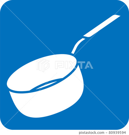 Pictogram of one-handed pan - Stock Illustration [80939594] - PIXTA