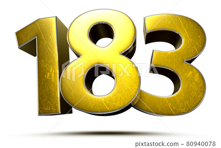 183 gold. - Stock Illustration [80940078] - PIXTA