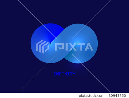 blue infinity business logo Template for your... - Stock Illustration ...