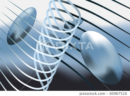Floating and dividing_geometric abstract vector... - Stock Illustration ...