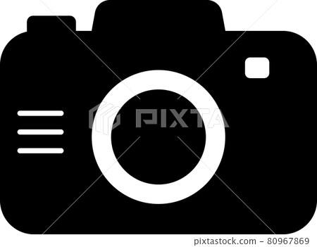 Camera monochrome icon - Stock Illustration [80967869] - PIXTA