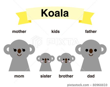 Koala parent and child - Stock Illustration [80968810] - PIXTA