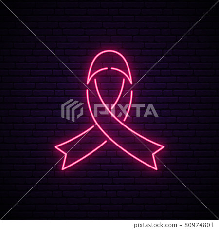 World cancer day neon sign. - Stock Illustration [80974801] - PIXTA