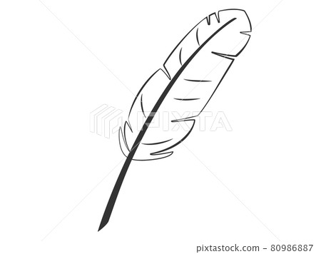 Illustration of a pen with wings - Stock Illustration [80986887] - PIXTA