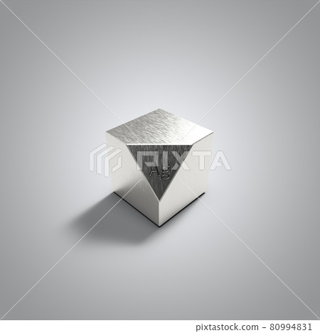 Periodic Table No. 47 Silver Element - Stock Illustration [80994831 ...