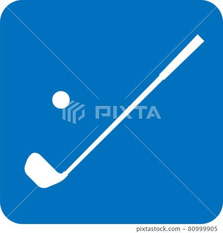 Golf pictogram - Stock Illustration [80999905] - PIXTA