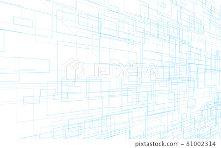 Blue square background vector material - Stock Illustration [81002314 ...