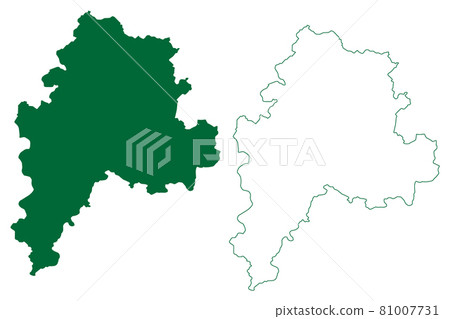 Mansa district (Punjab State, Republic of... - Stock Illustration ...